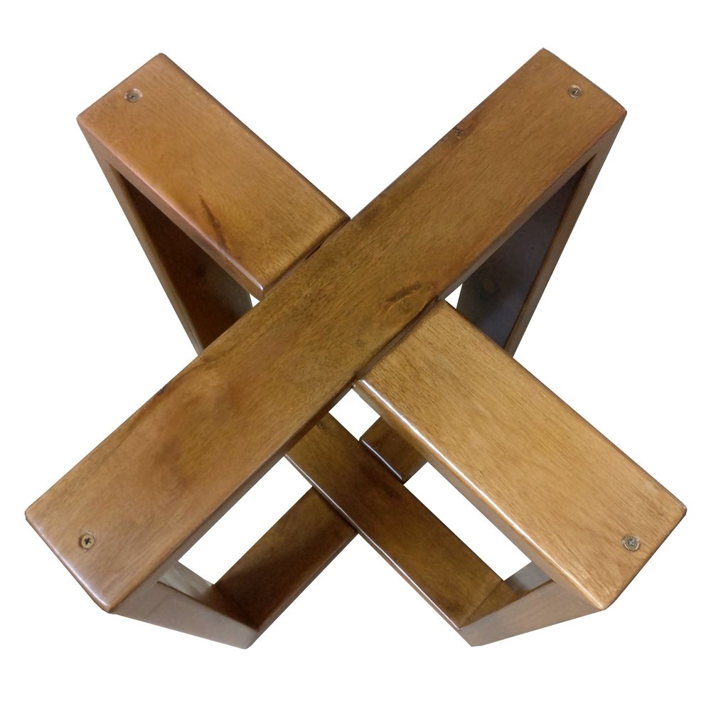 Mesa Ametista Base Madeira Tampo MDF Laminado Redondo 90cm Armazém Ubá ...