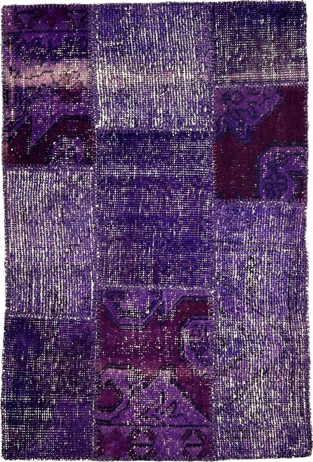 Tapete Patchwork 80x120 Violeta | MadeiraMadeira