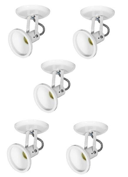 Kit 5 Spot Par20 Par30 Bulbo LED 535/1 Hiperlight Branco | MadeiraMadeira