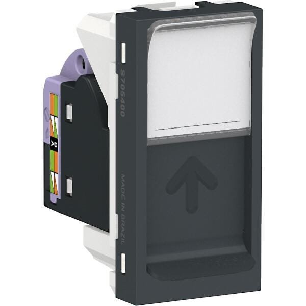 Módulo Tomada Rj45 8 Fios Utp Cat6 Toolless 1M -S70540194 | MadeiraMadeira