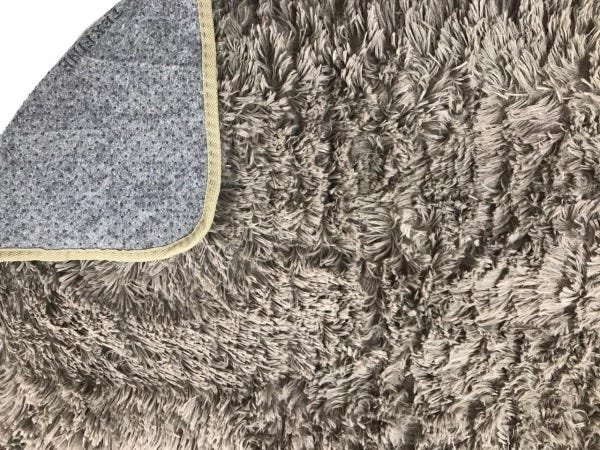 Tapete Felpudo - Texfine - Branco/Marrom - Un | MadeiraMadeira