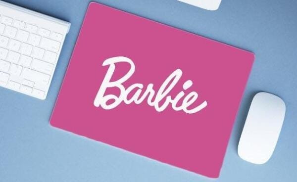 Mouse Pad Grande, Barbie | MadeiraMadeira