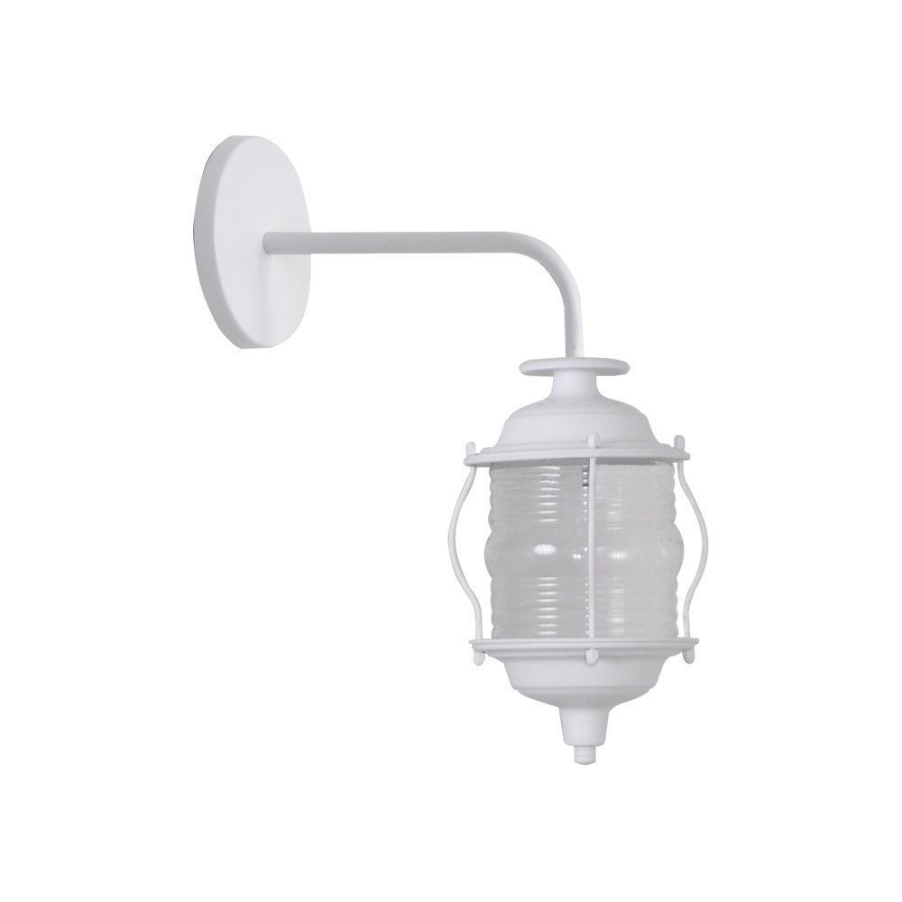 LUMINÁRIA PAREDE ARANDELA COLONIAL SINALEIRA BRANCO - 1484/AR BR ...