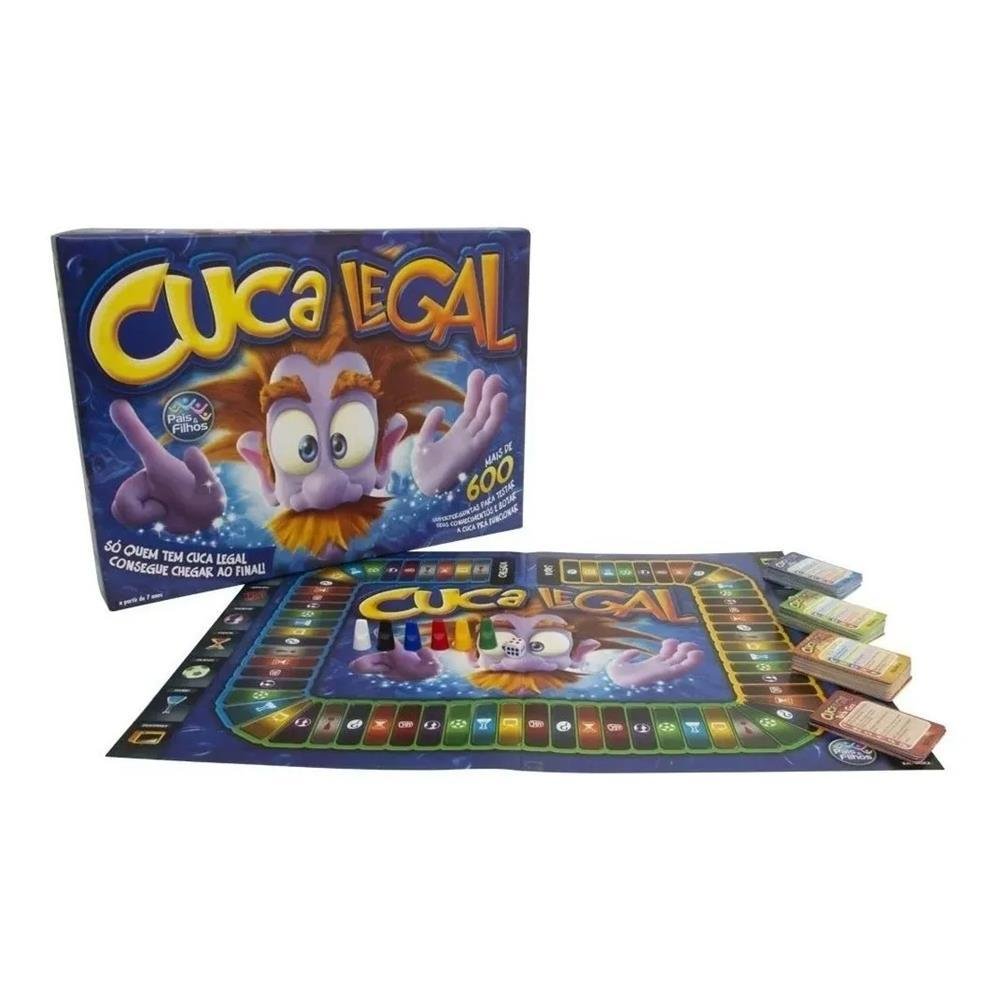 Jogo Tabuleiro Cuca Legal 600 Perguntas Brinquedo Crianças | MadeiraMadeira