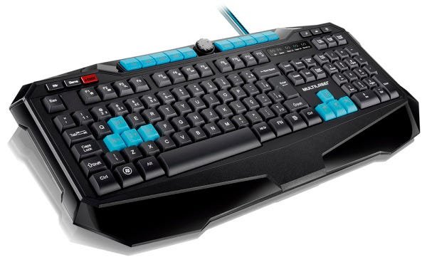 Teclado Multilaser Profissional Metal War Gamer Preto Usb | MadeiraMadeira