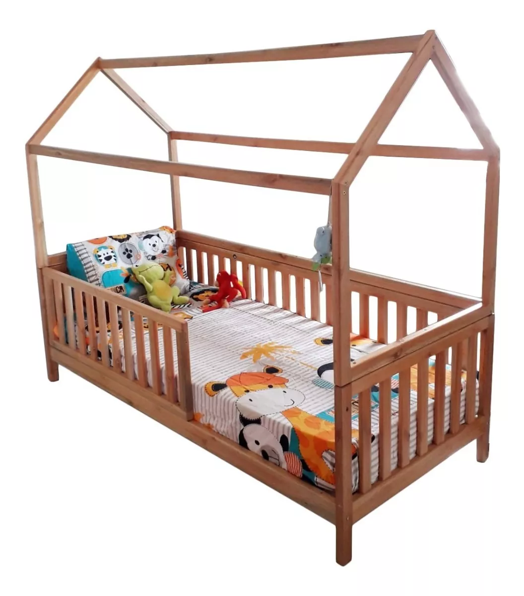 Mini Cama Infantil Em Madeira Maciça Eucalipto | MadeiraMadeira