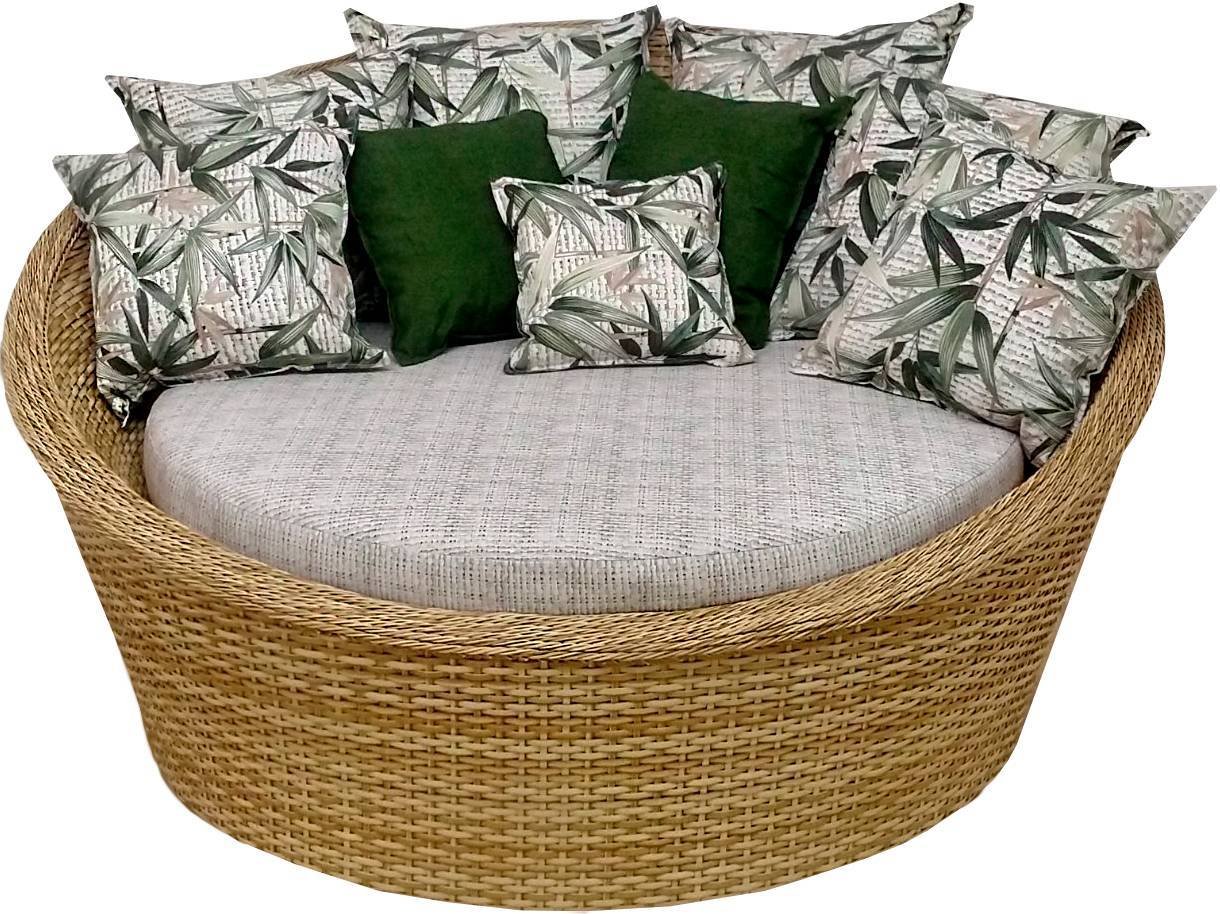 Chaise Redondo 1.70M - Cor Pinus & Vinales Verde | MadeiraMadeira