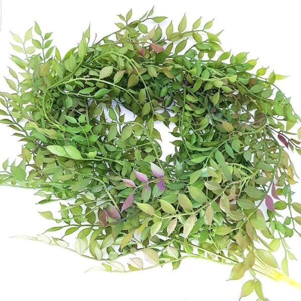 Pendente de Folhagem Artificial Verde Outonada | MadeiraMadeira