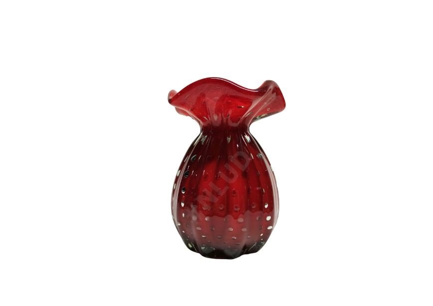 Vaso Decorativo Murano Trouxinha Grande Vermelho | MadeiraMadeira