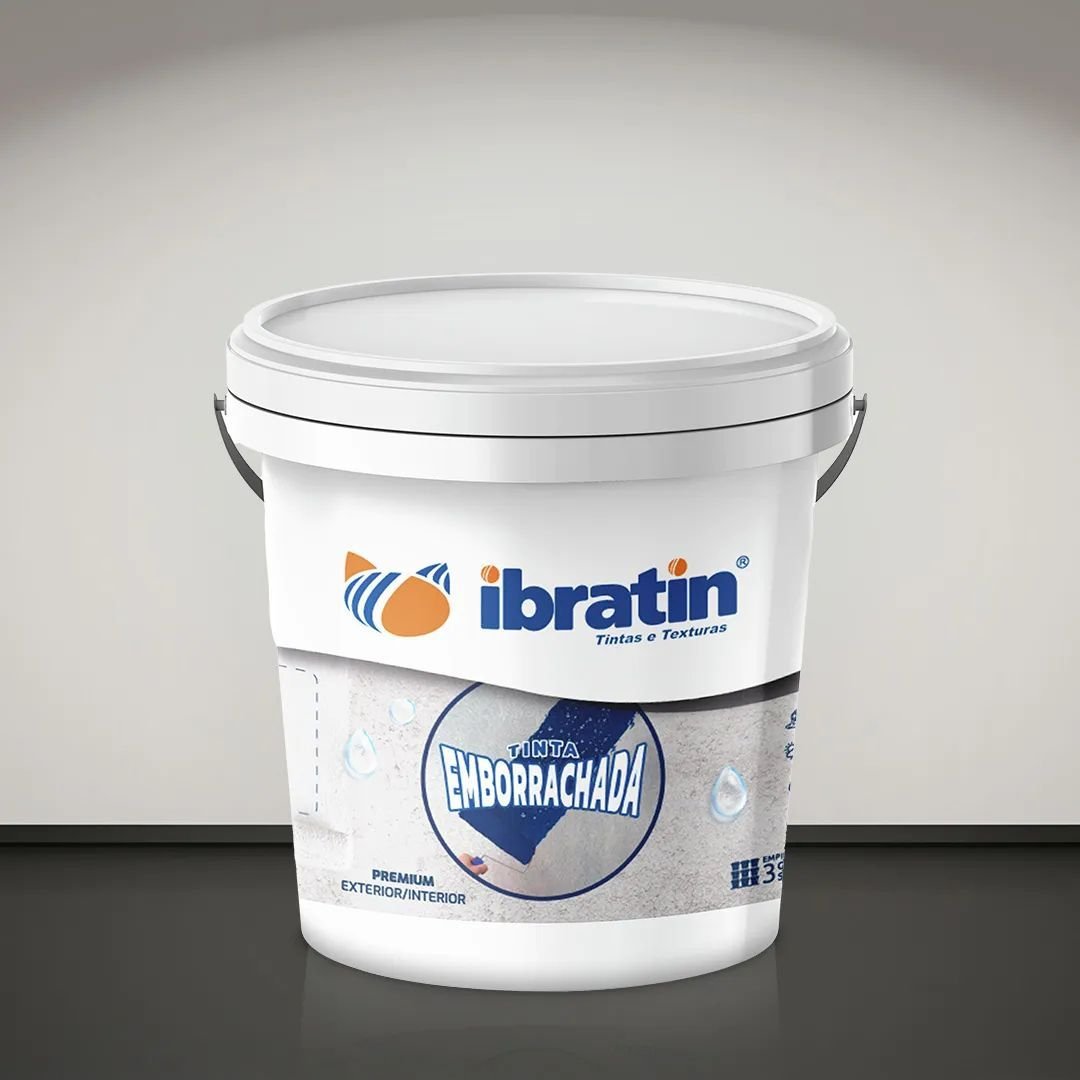 Tinta Emborrachada Ibratin 16,2l - Cor Branca | MadeiraMadeira