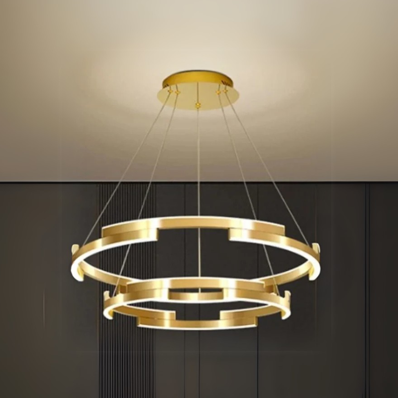 Pendente Coroa Led Dimerizável 860906/2 60w Bivolt Bronze | MadeiraMadeira