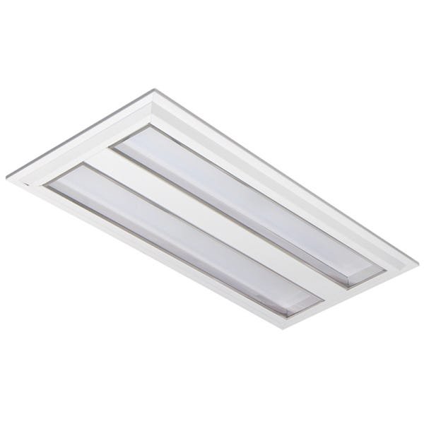 Plafon Embutir Retangular Luz Indireta LED 3000K Driver | MadeiraMadeira