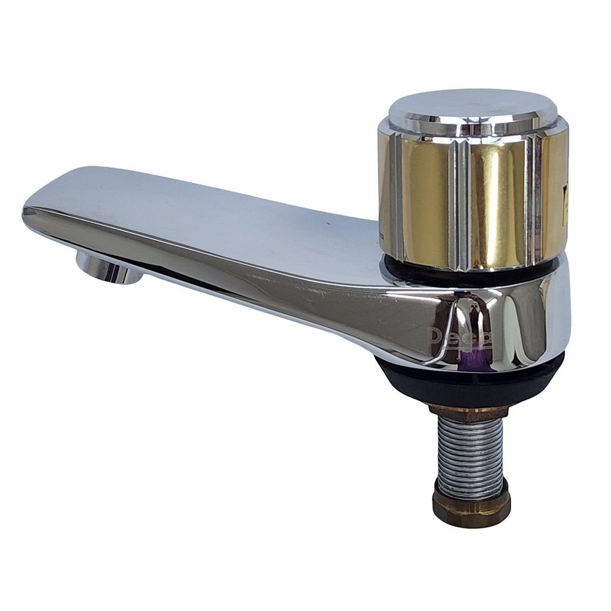 Torneira Lavatório Deca Maxim C/ Detalhe Dourado - 1198.c75 ...