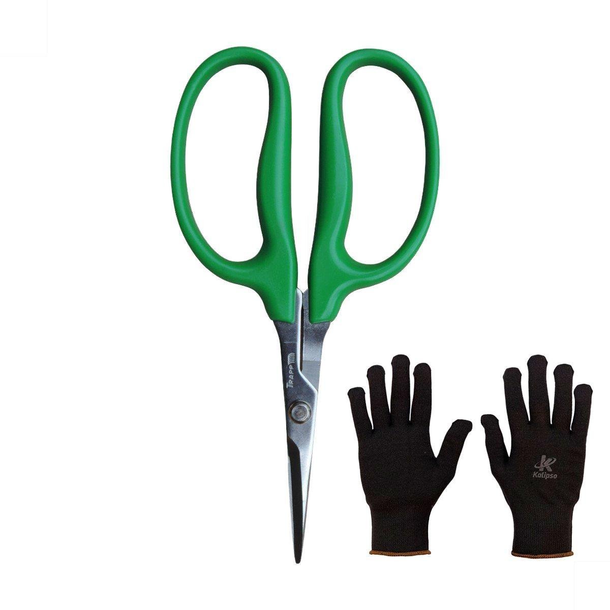 Tesoura Para Colheita Uva Desbaste Raleio + Luva De | MadeiraMadeira