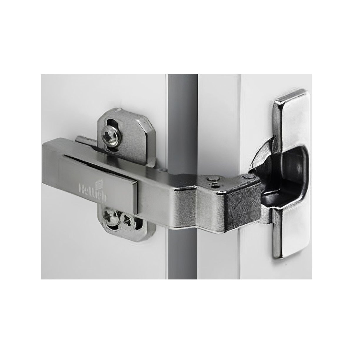 Dobradiça Curva De Caneco Calço Fixo Niquelado 35Mm - Hettich ...