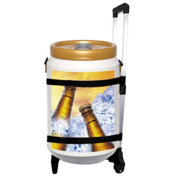 Cooler Térmico 24 Latas Verão e Leva Cooler Portátil Kit | MadeiraMadeira
