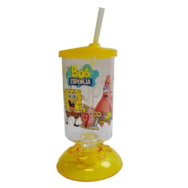 Copo Canudo Acrilico Bob Esponja Madeiramadeira