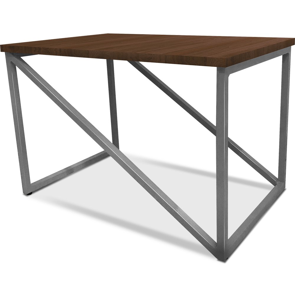 Mesa de Centro Viena Retangular para Sala Decor Madeira MDF Compacta Prata/Villandry ...