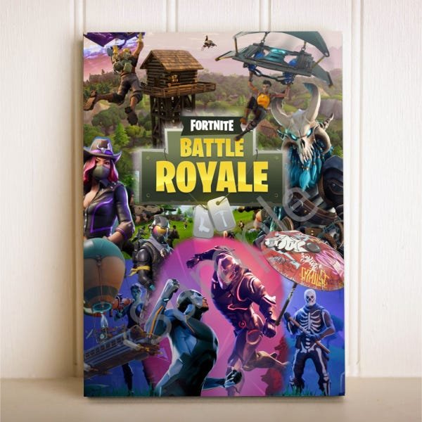 Placa Decorativa Jogo Fortnite | MadeiraMadeira
