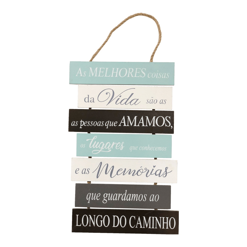 Enfeite Placas NTA01008 Modelo 2 - Wincy | MadeiraMadeira