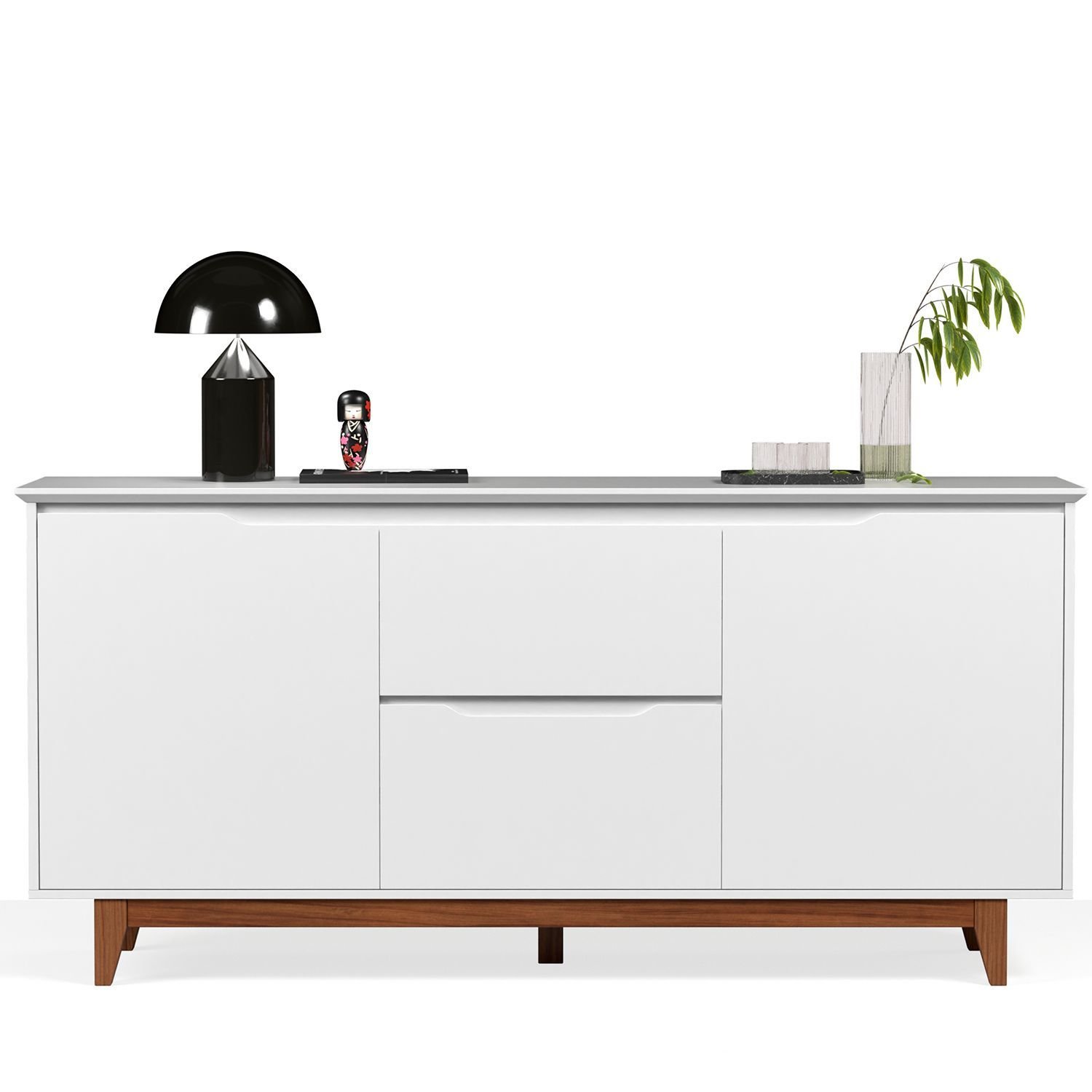 Buffet 2 Portas Flow Branco | MadeiraMadeira