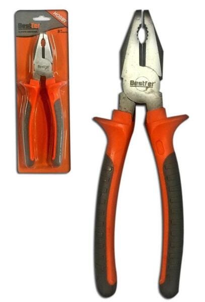 Alicate Universal 8 Polegadas Emborrachado Bestfer - Bfh1424 | MadeiraMadeira