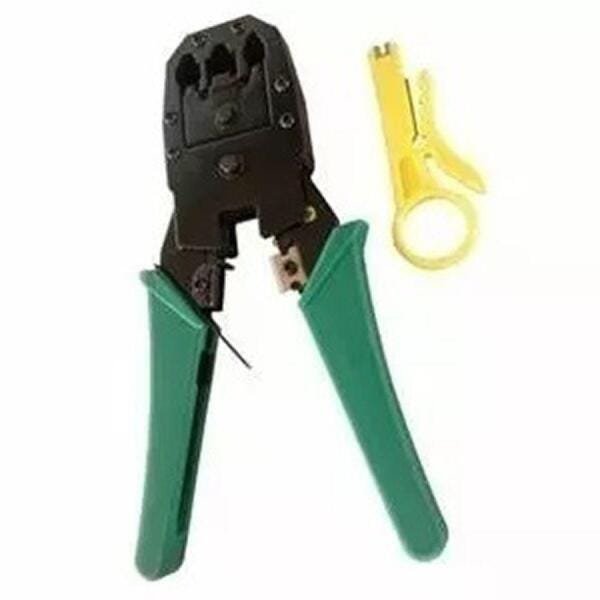 Alicate Crimpagem Para Cabos De Rede Rj45 Rj11 Rj12 | MadeiraMadeira