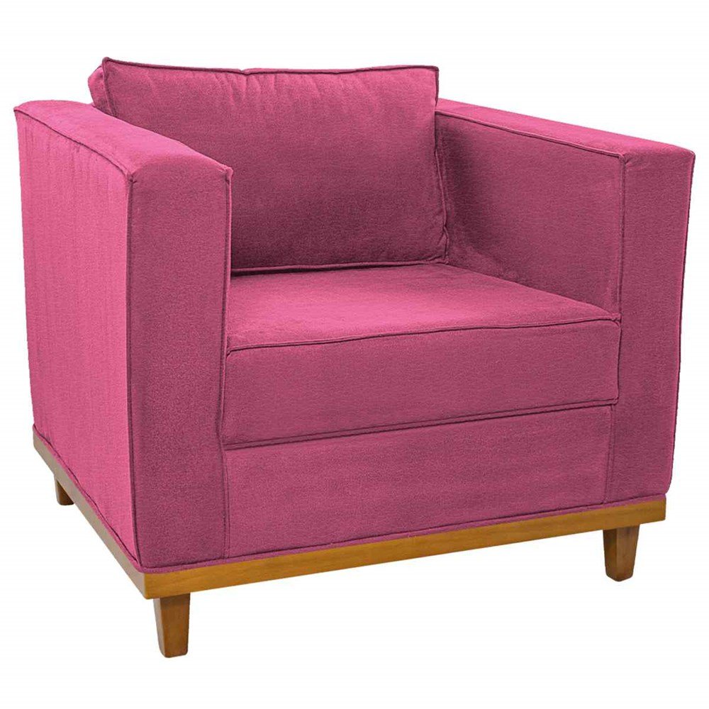 Kit Sofá 2 Lugares e 2 Poltronas Europa Corano Pink - Am Decor ...
