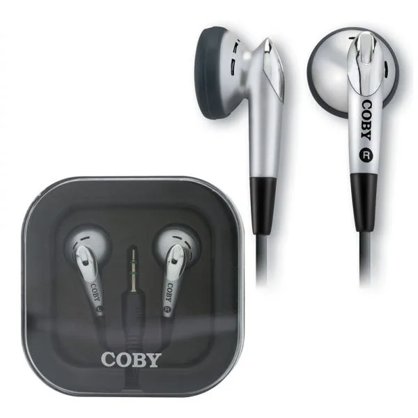 Fone de Ouvido Estéreo com Estojo Protetor Coby Cve20 | MadeiraMadeira