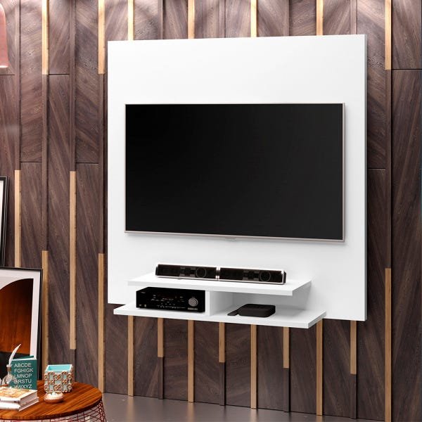 Painel para Tv até 32 Polegadas 2 Nichos Berlim Vianossa Móveis Branco ...