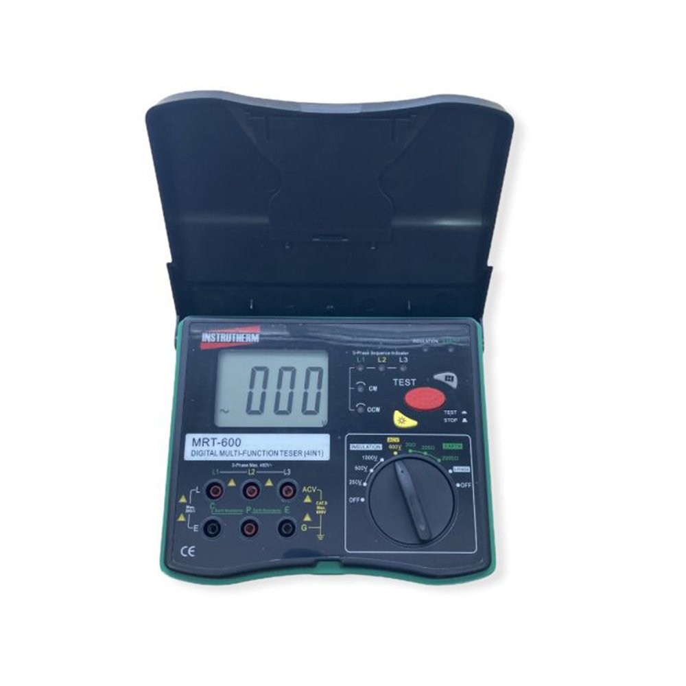 Terrômetro Digital Megohmetro Voltímetro Fasimetro Multifunções Hold ...