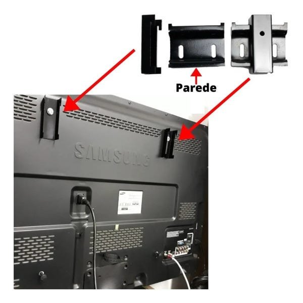 Suporte de Parede para TV Aoc Tcl Cce 42 43 44 45 Polegadas ...