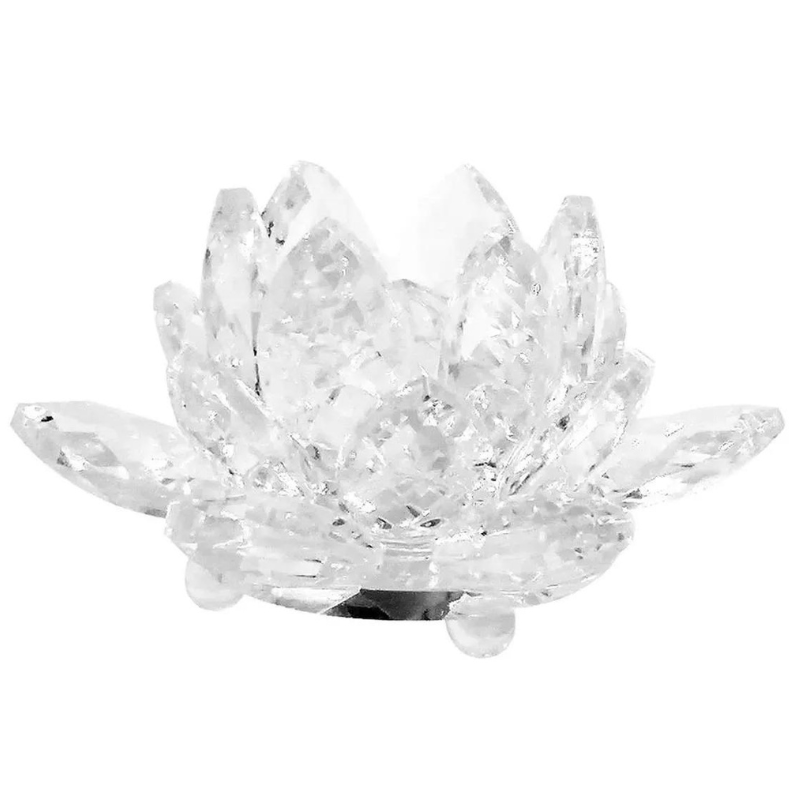 Flor de Lótus em Vidro: Eleve Sua Decoração com Pureza . | MadeiraMadeira