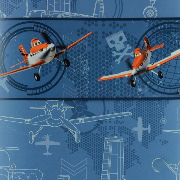 Faixa Papel de Parede Infantil Disney Aviões 7733 | MadeiraMadeira