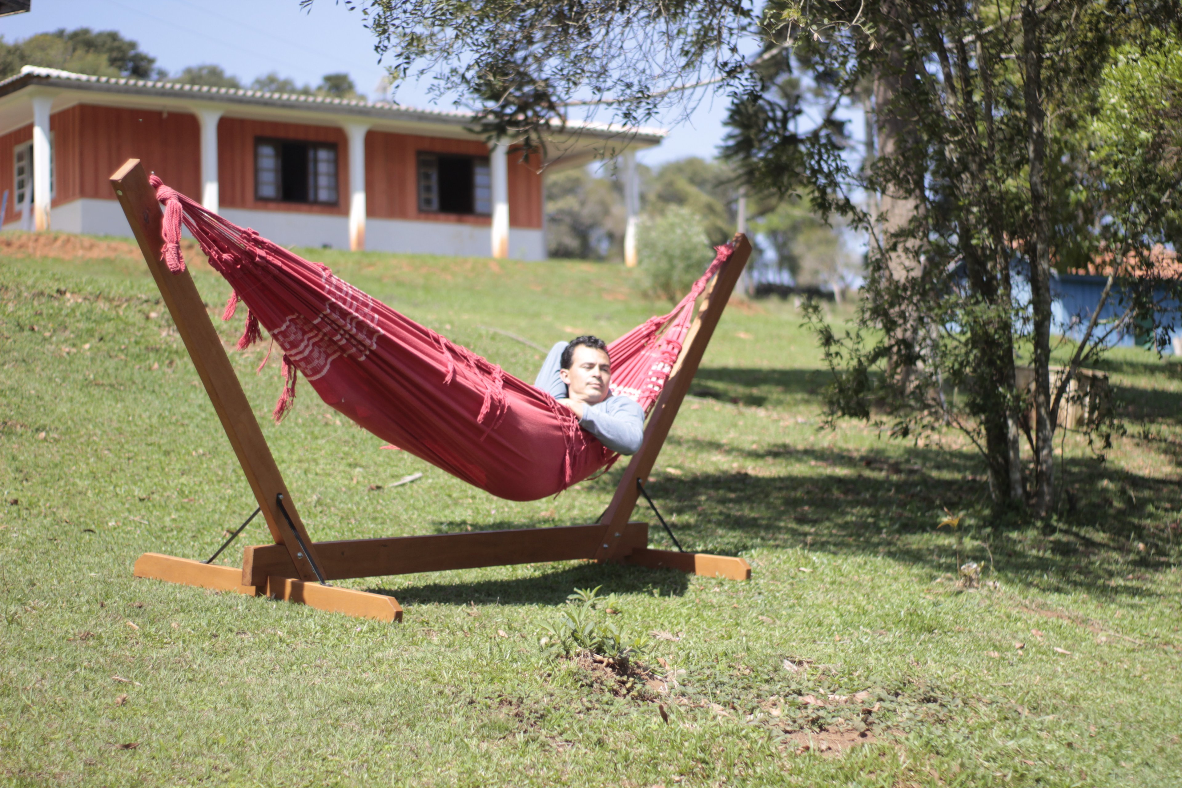 Base suporte Para Rede De Tecido - Super Resistente - Modelo Luxo ...