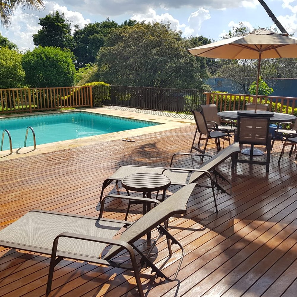 Kit Completo de Móveis para Piscina com Mesa Cadeiras, Espreguiçadeiras ...