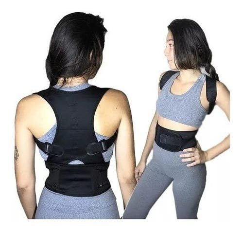 Cinta Postural Corretor Postura Magnético Colete Feminina | MadeiraMadeira