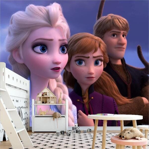 Papel De Parede Adesivo Frozen 2 Pesonagens | MadeiraMadeira
