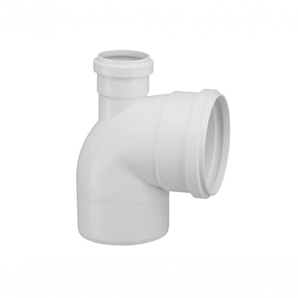 Joelho Cotovelo Pvc Esgoto de 100mm X 90 Visita 50 Krona | MadeiraMadeira
