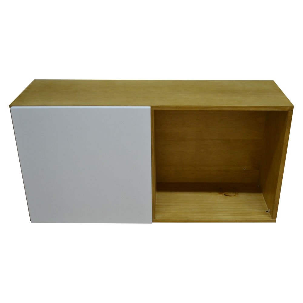 Armário Aéreo Munin Linha Woody em Madeira e MDF Móveis Bolzan ...