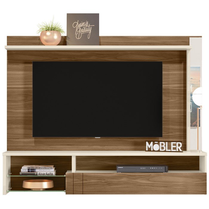 Painel Home Suspenso TV 58 Pol 2001114 Freijo Off White MBL ...
