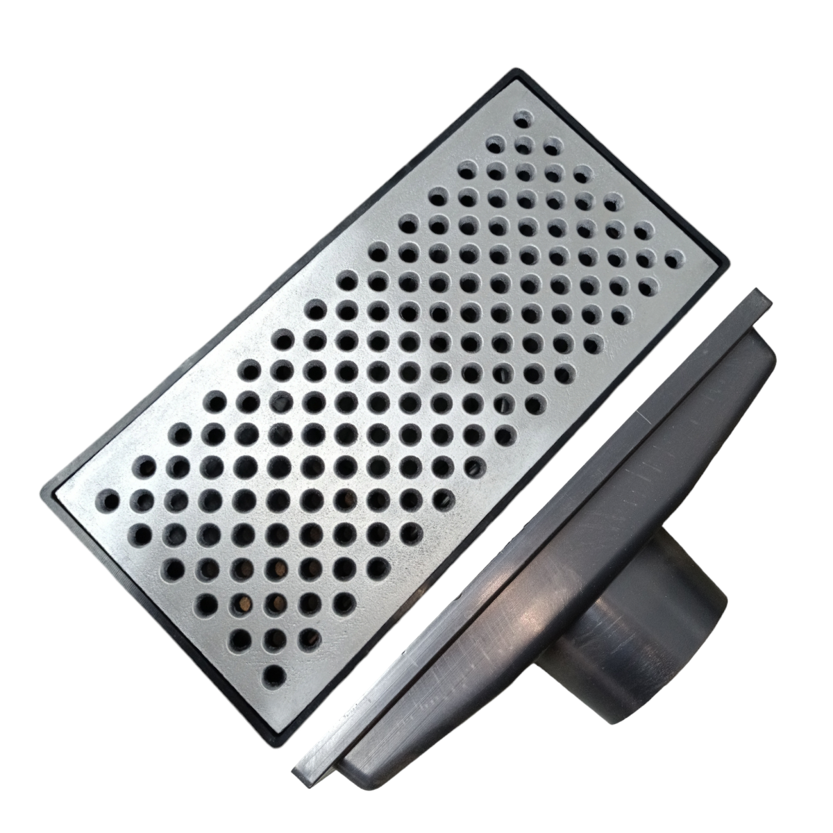 Ralo 15x30 Alumínio Perfurado Anti Inseto e Cocho Saída Baixa 100mm ...