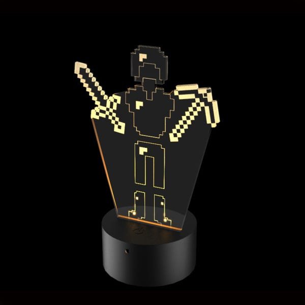Luminária de Led - Minecraft Set | MadeiraMadeira