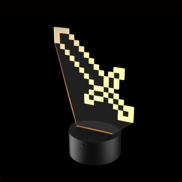 Luminária de Led - Espada Micrecraft | MadeiraMadeira