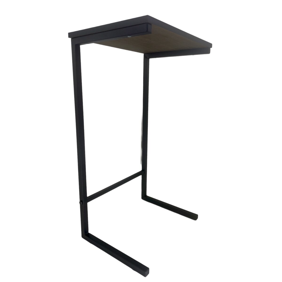 Mesa Mesinha para Notebook Lateral Sofá Aço e Madeira | MadeiraMadeira