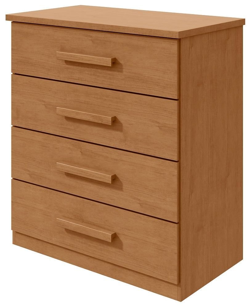 Comoda Baiao 4 Gavetas - Lp - Rei de Casa Amendoa Clean | MadeiraMadeira