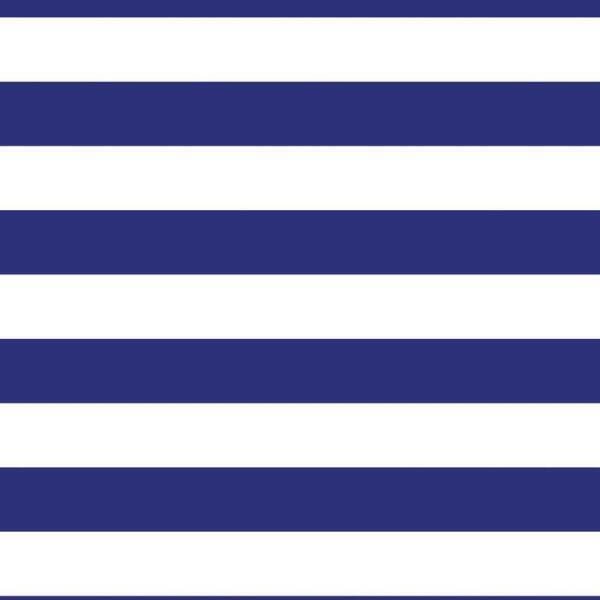 Papel De Parede Listrado Azul E Branco Adesivo Sala Quarto | MadeiraMadeira