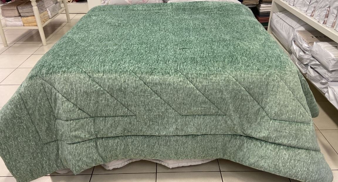 Edredom Casal Blend Fashion Concept Green Altenburg | MadeiraMadeira