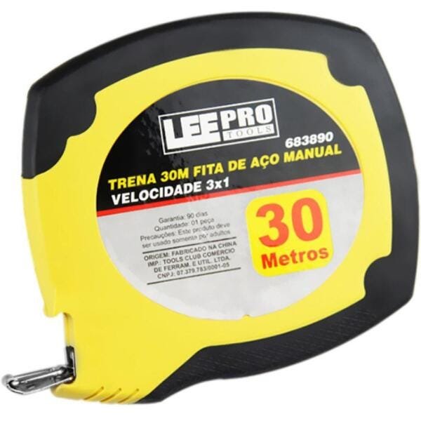 Trena De Aço 30 Metros Manual - Lee Tools | MadeiraMadeira