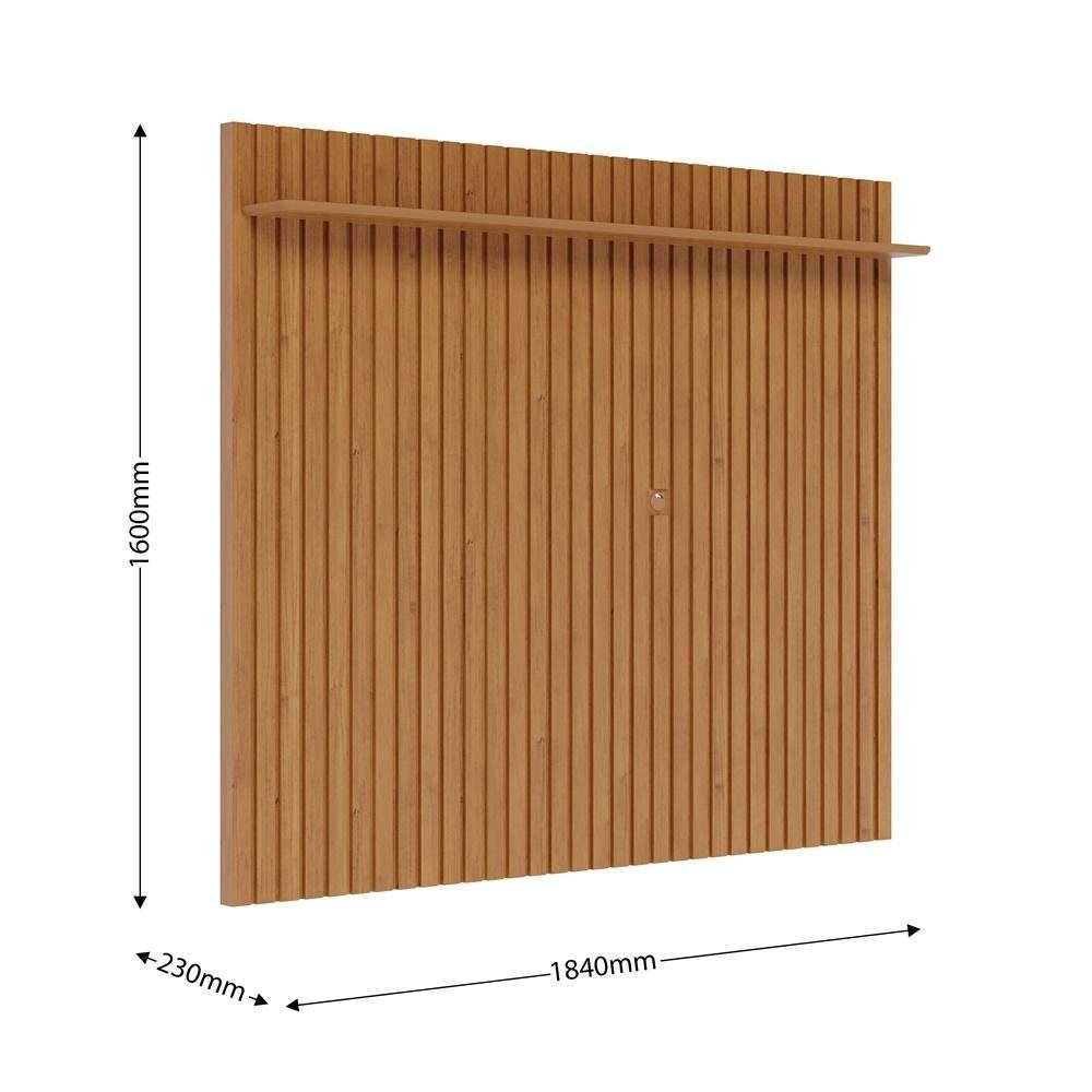 Painel Ripado Loft Com Rack Classic 2 Gav 2.2 Off White Nature Imcal ...